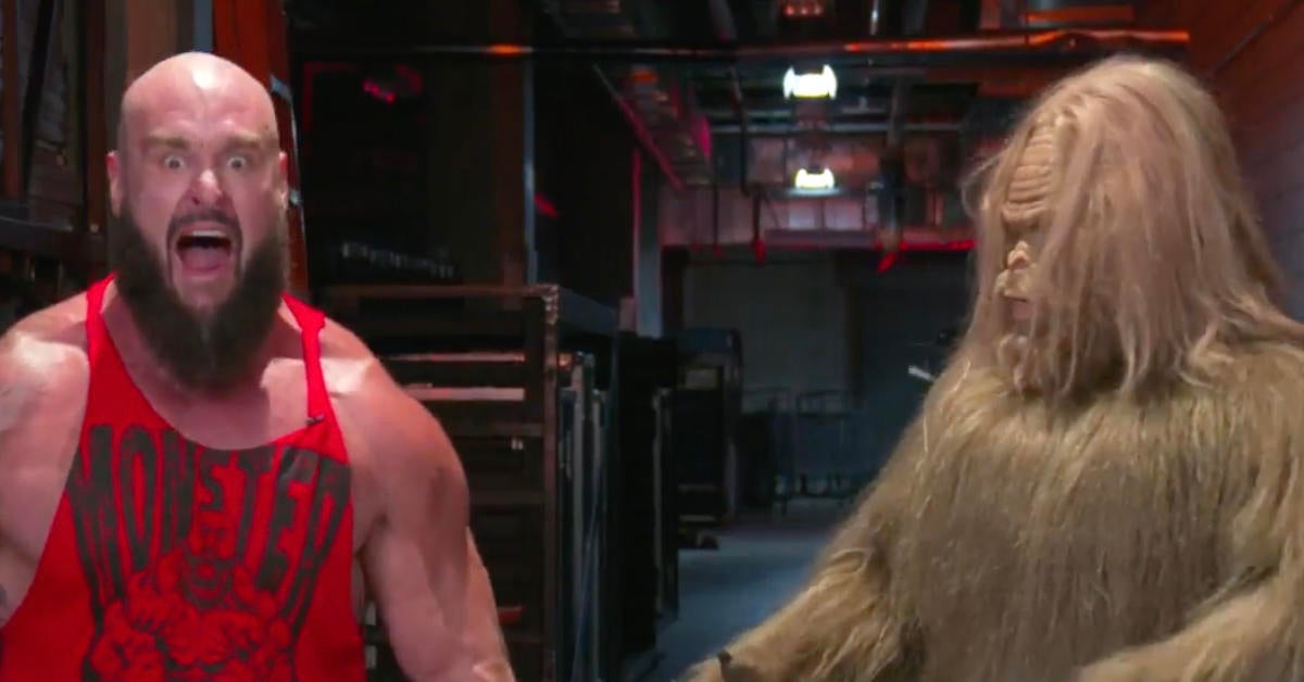 Jack Link's Sasquatch Helps WWE's Braun Strowman Tap Into His Wild Side ...