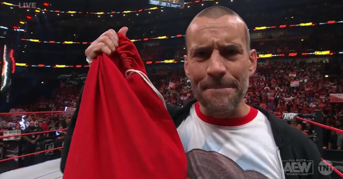 CM Punk's Mysterious Red Bag Could Hold AEW World Title, His Until ...