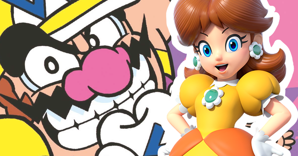 Wario And Daisy Mario Sports Mix (Wii) Artwork Including Balls