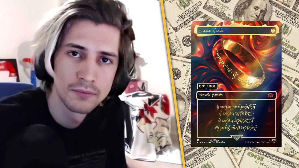 xQc Spends Thousands Seeking Ultra Rare LotR Magic Card - ComicBook.com