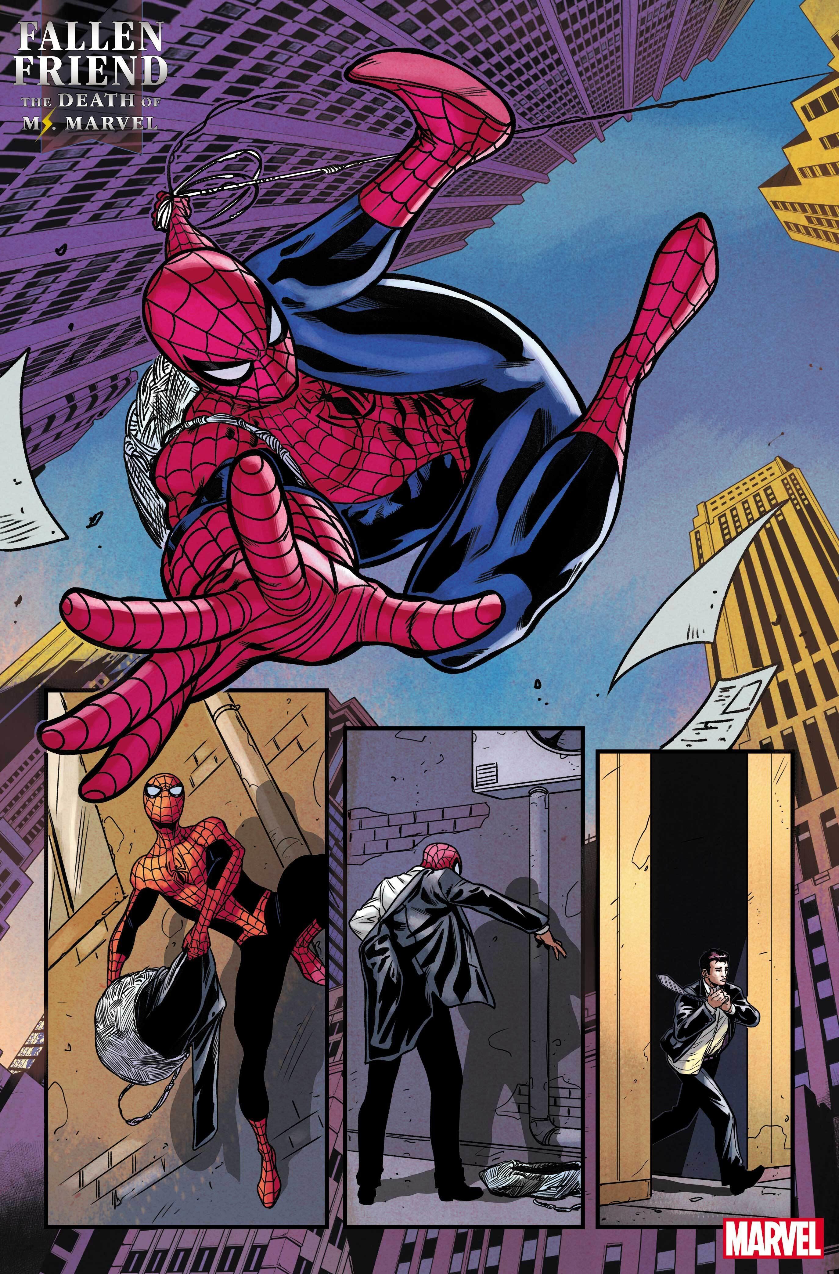 Fallen Friend: The Death of Ms. Marvel #1 Preview Brings The Avengers ...