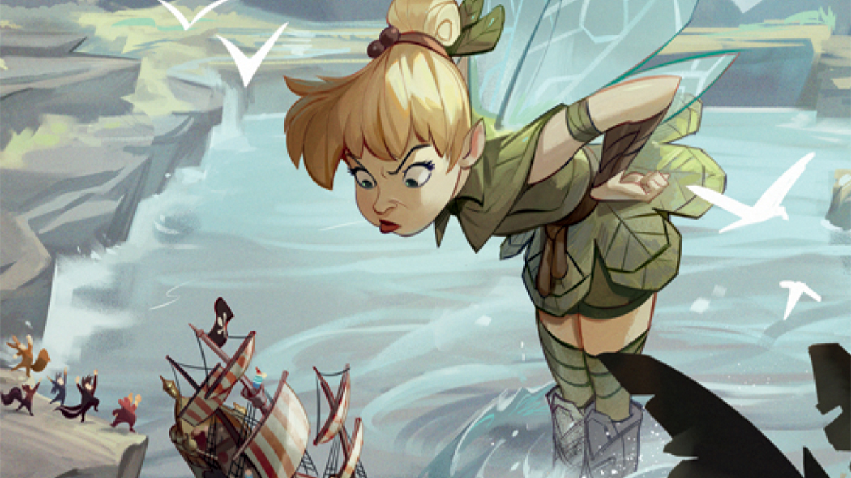 Disney Lorcana Previews Six More Cards, Including a Giant Tinker Bell ...
