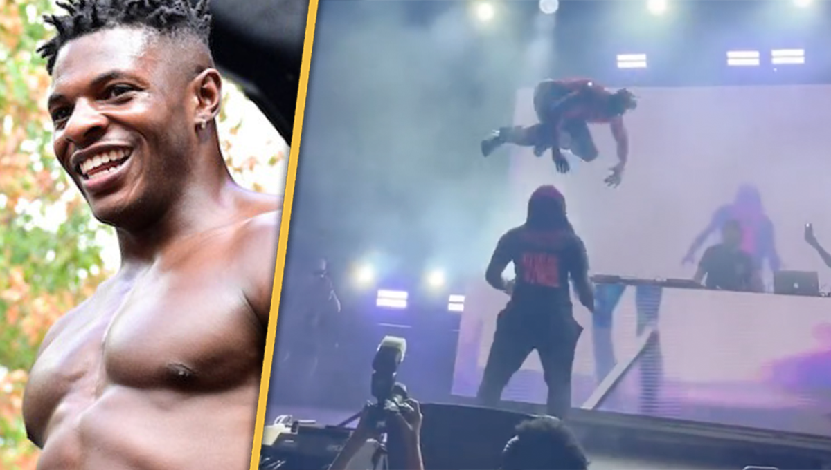 Watch: Rapper JELEEL! Channels Inner WWE Superstar, Hits Cross Body and ...