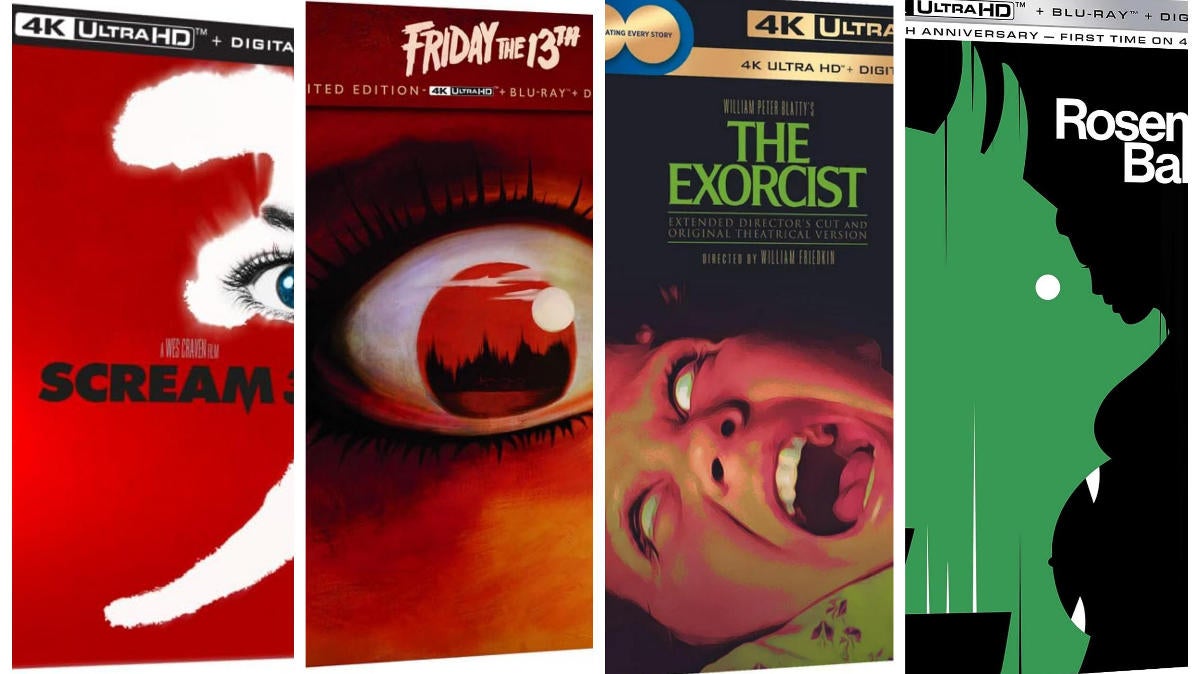 Horror Classics Hit 4K Blu-ray: Friday the 13th, Scream 3, Rosemary's ...