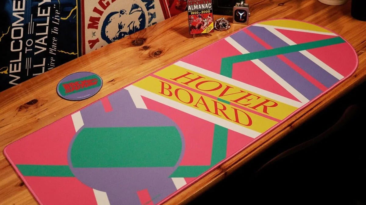 Back to the Future Hoverboard Desk Pad Gives Your PC a New Look For ...