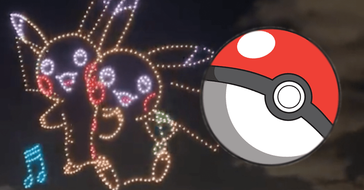 Pokemon Launches Official Drone Show With Pikachu and More - ComicBook.com