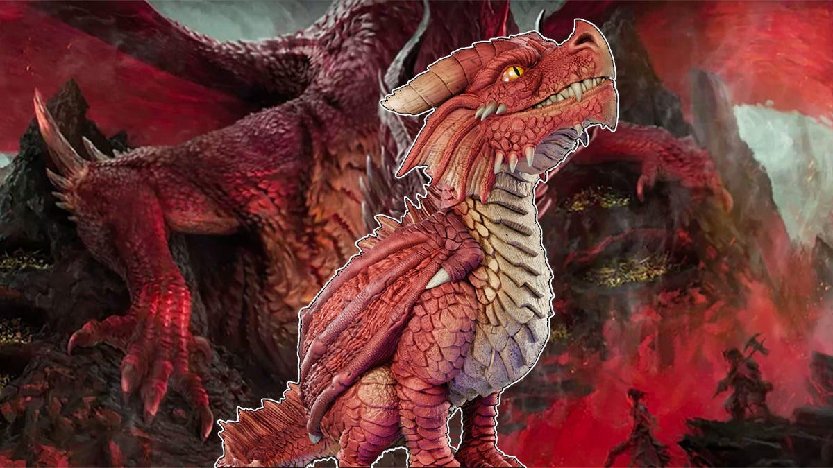 D&D Red Dragon Wyrmling Foam Figure Announced by WizKids (Exclusive ...