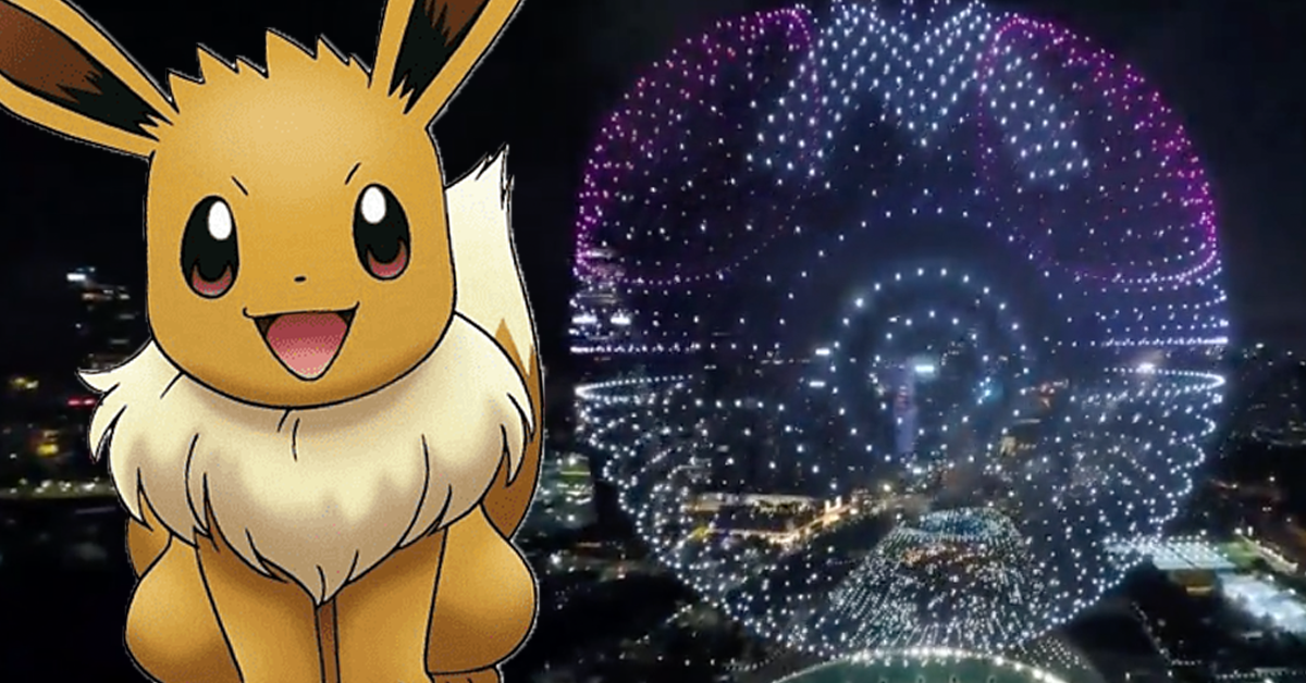 Pokemon Takes to the Sky With Epic Drone Show: Watch - ComicBook.com