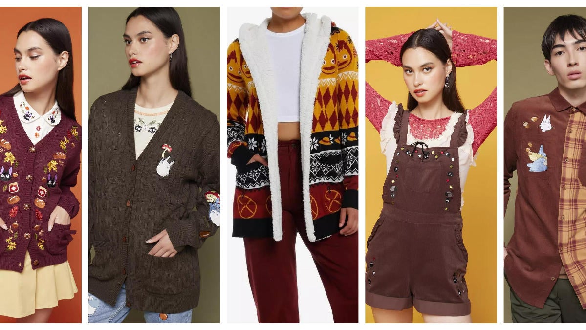 Studio Ghibli Fall Fashion Collection Adds a Cozy Calcifer Cardigan ...
