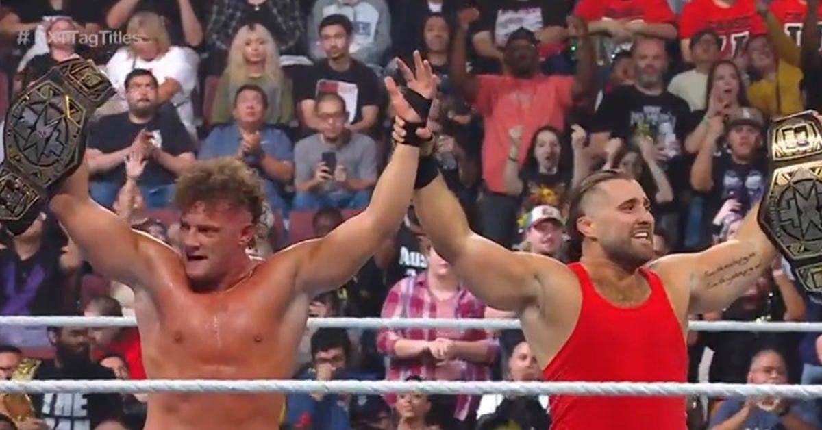 WWE No Mercy: Tony D'Angelo and Stacks Fight Through Injury to Retain NXT Tag Team Titles ...