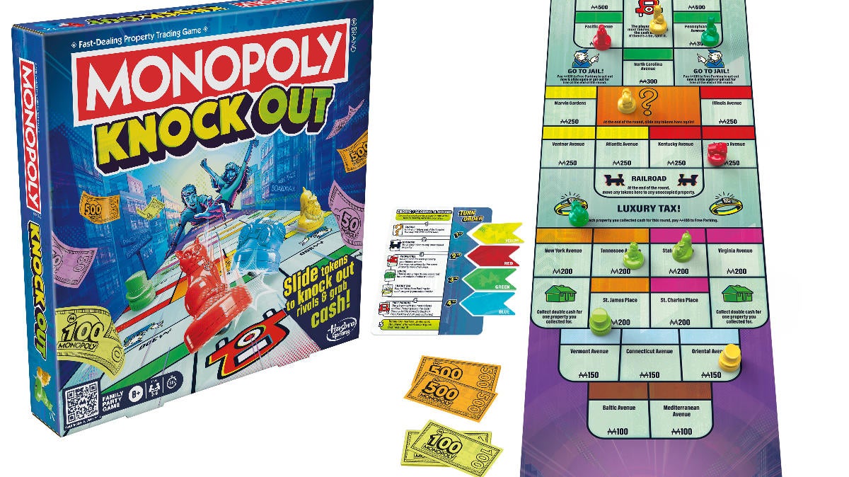 Slide to Win The New Monopoly Knockout Edition - ComicBook.com