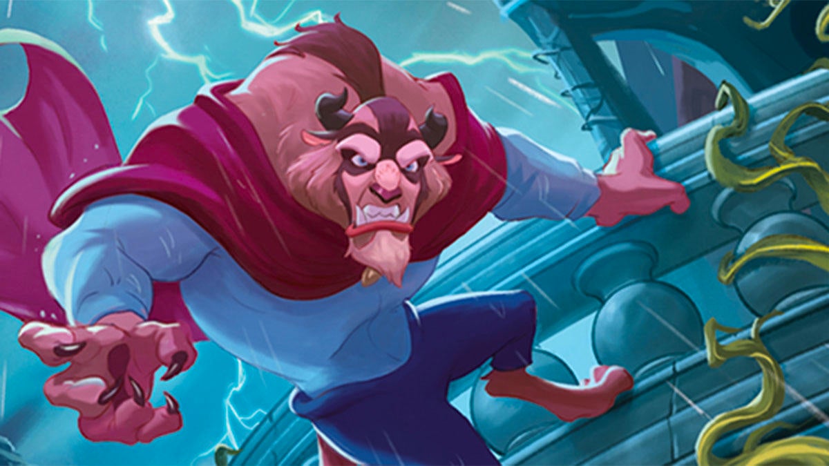 Disney Lorcana Reveals Five More Cards, Including New Legendary Beast ...