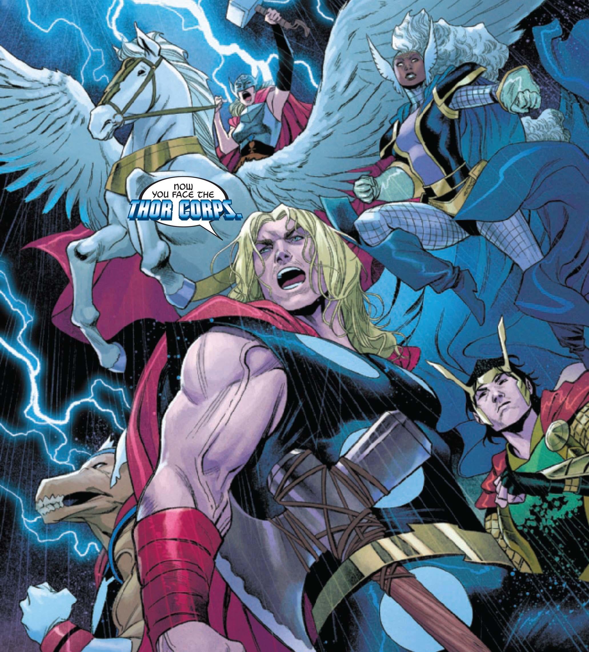Marvel's New Thor Corps Make Their Epic Debut - ComicBook.com