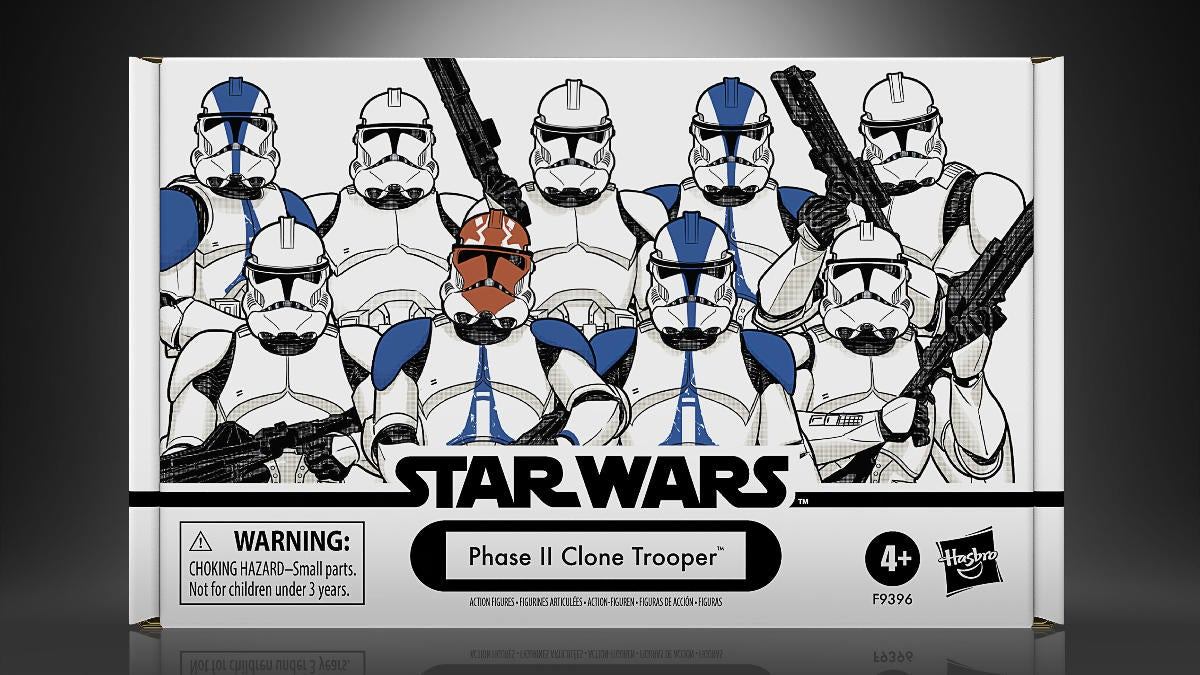 Star Wars The Vintage Collection Phase II Clone Trooper 4-Pack Is Up ...