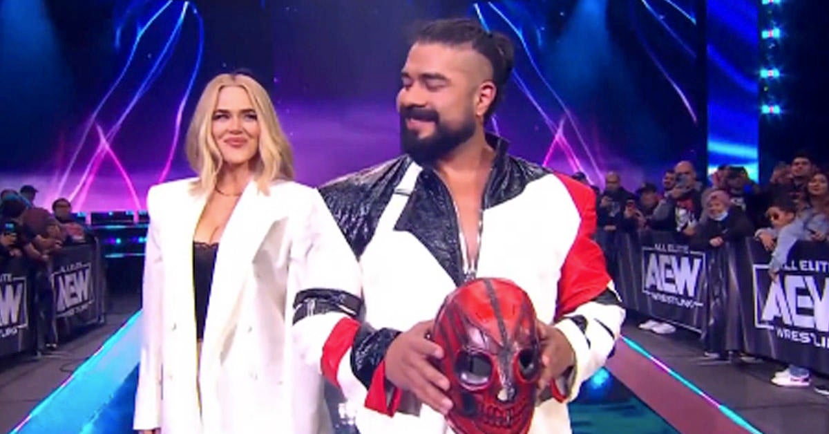 CJ Perry and Andrade El Idolo Officially Join Forces on AEW Collision ...