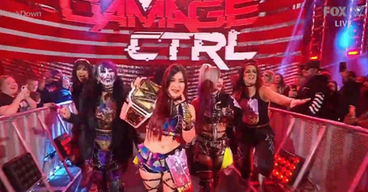 WWE's Asuka Officially Joins Damage CTRL on SmackDown, Women's War Games Match Revealed ...