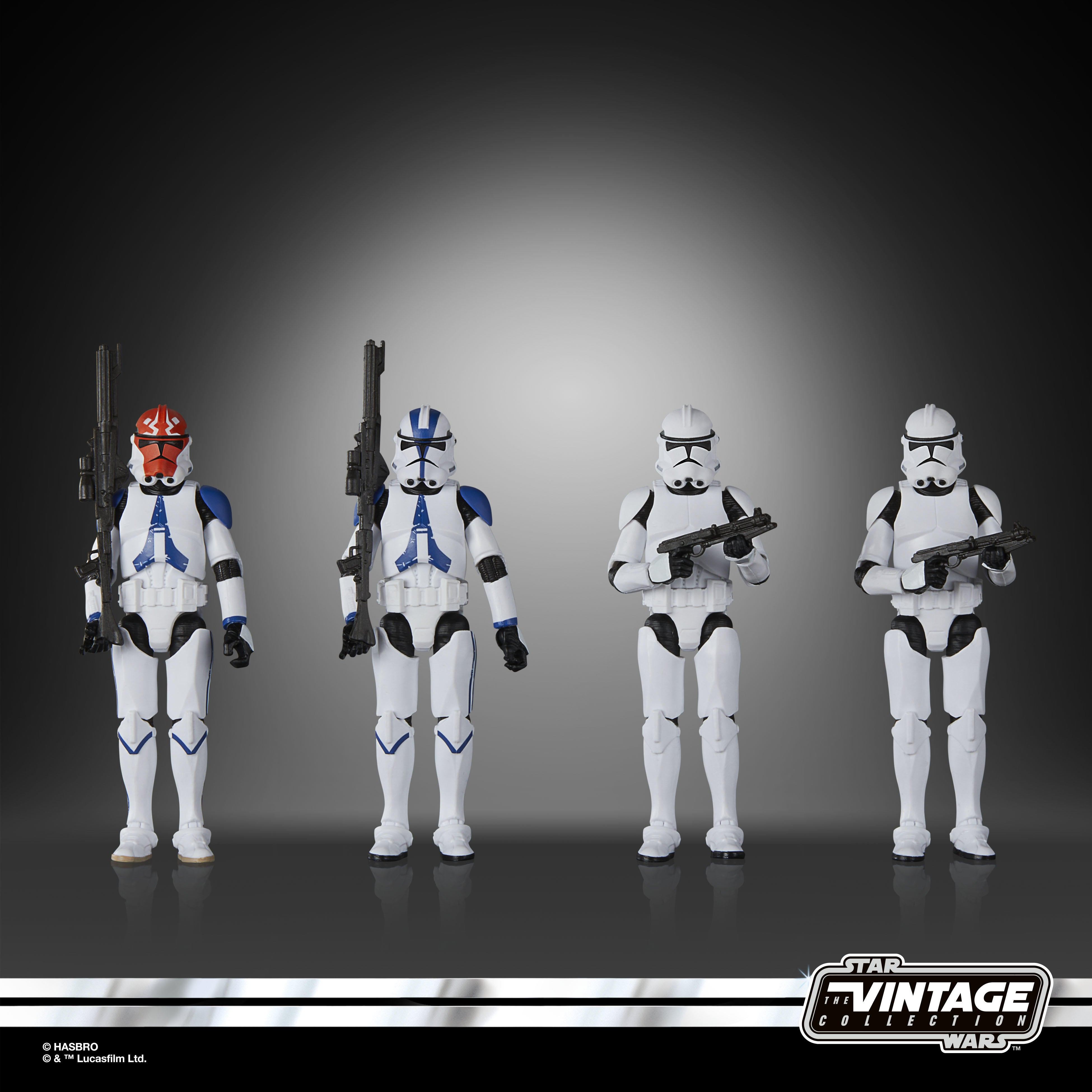 Star Wars The Vintage Collection Phase II Clone Trooper 4-Pack Is Up ...