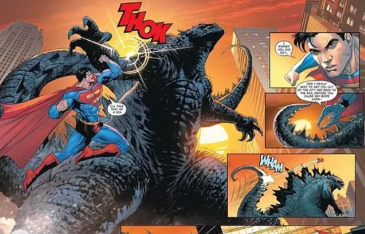 Justice League: Godzilla vs Superman Preview Who's the Strongest ...