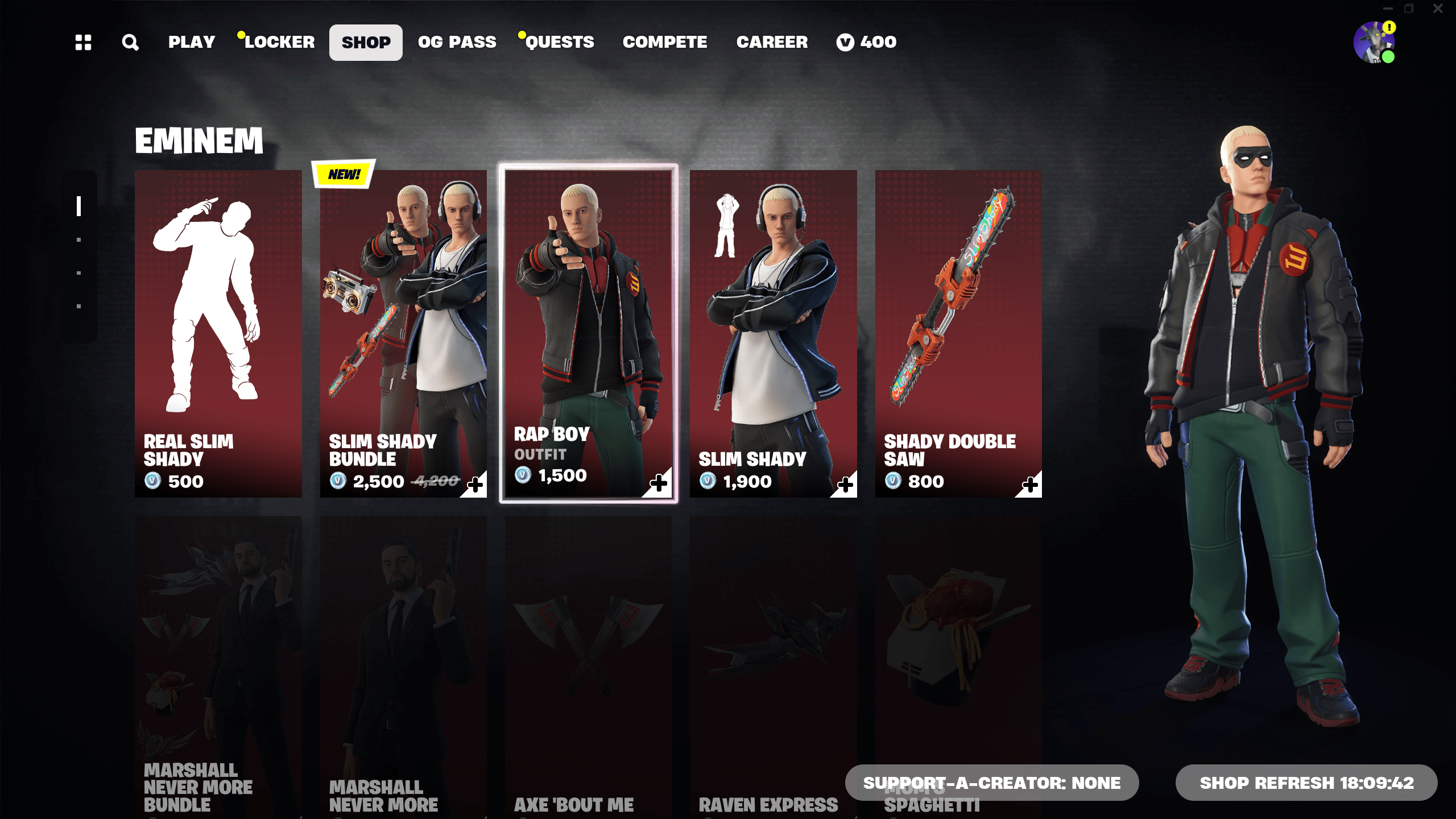 Fortnite: Every Eminem Skin, Emote, and More - ComicBook.com