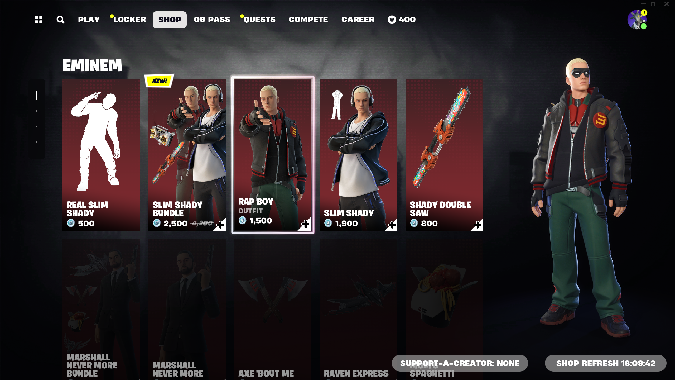 Fortnite: Every Eminem Skin, Emote, and More - ComicBook.com