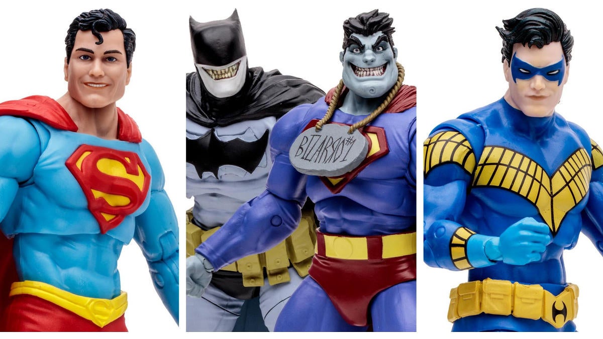 DC Multiverse Knightfall Nightwing, Bizarro and Batzarro 2-Pack, and ...