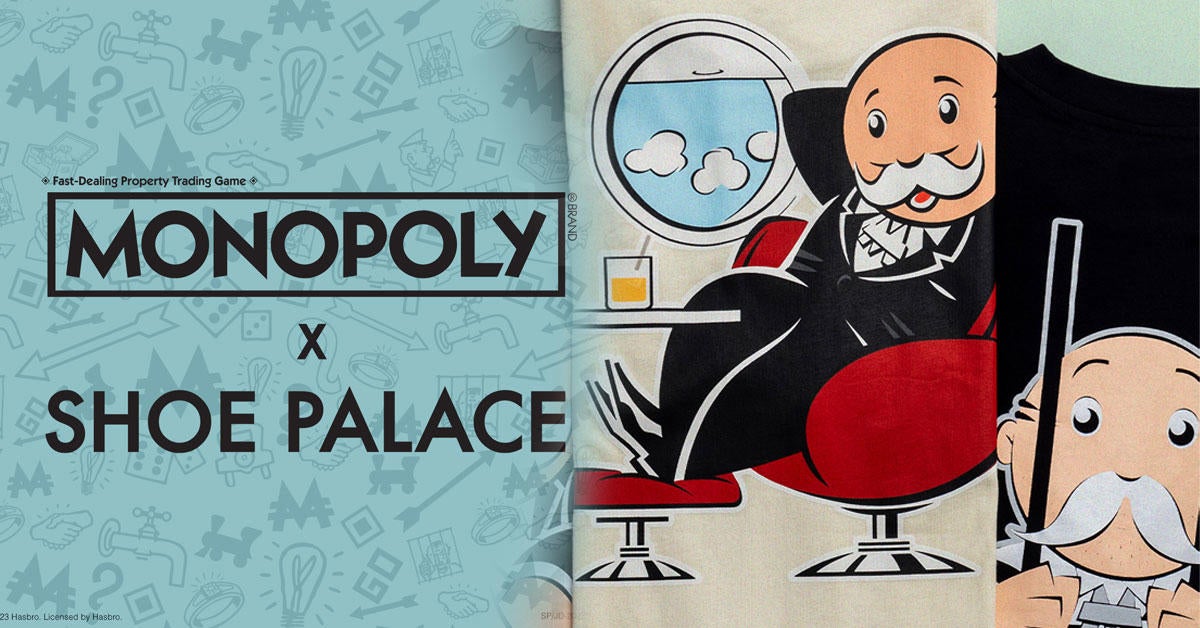 Mr. Monopoly Takes Center Stage in New Shoe Palace x Monopoly ...