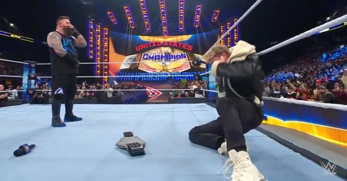 WWE's Kevin Owens Clocks Logan Paul and Wins US Title Shot on SmackDown ...