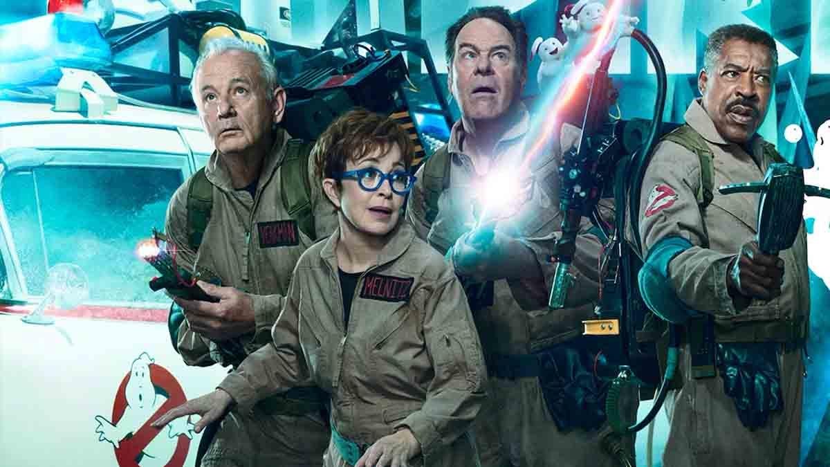 Original Ghostbusters Stars Return in New Frozen Empire Image ...