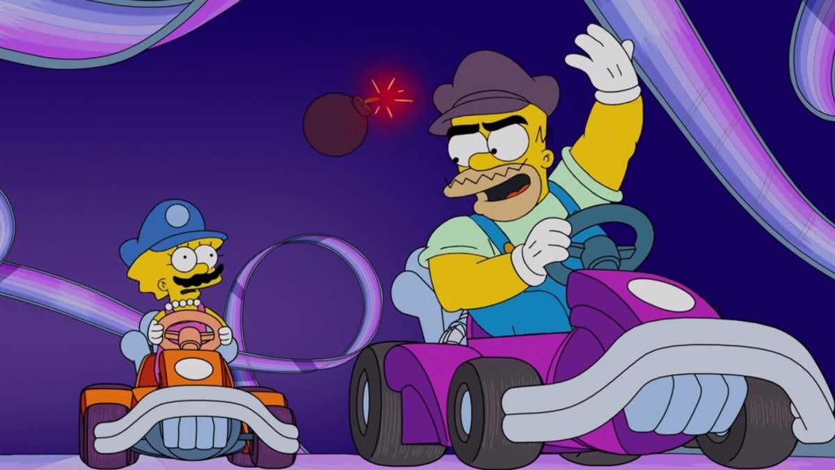 The Simpsons Takes on Mario Kart in Newest Episode - ComicBook.com