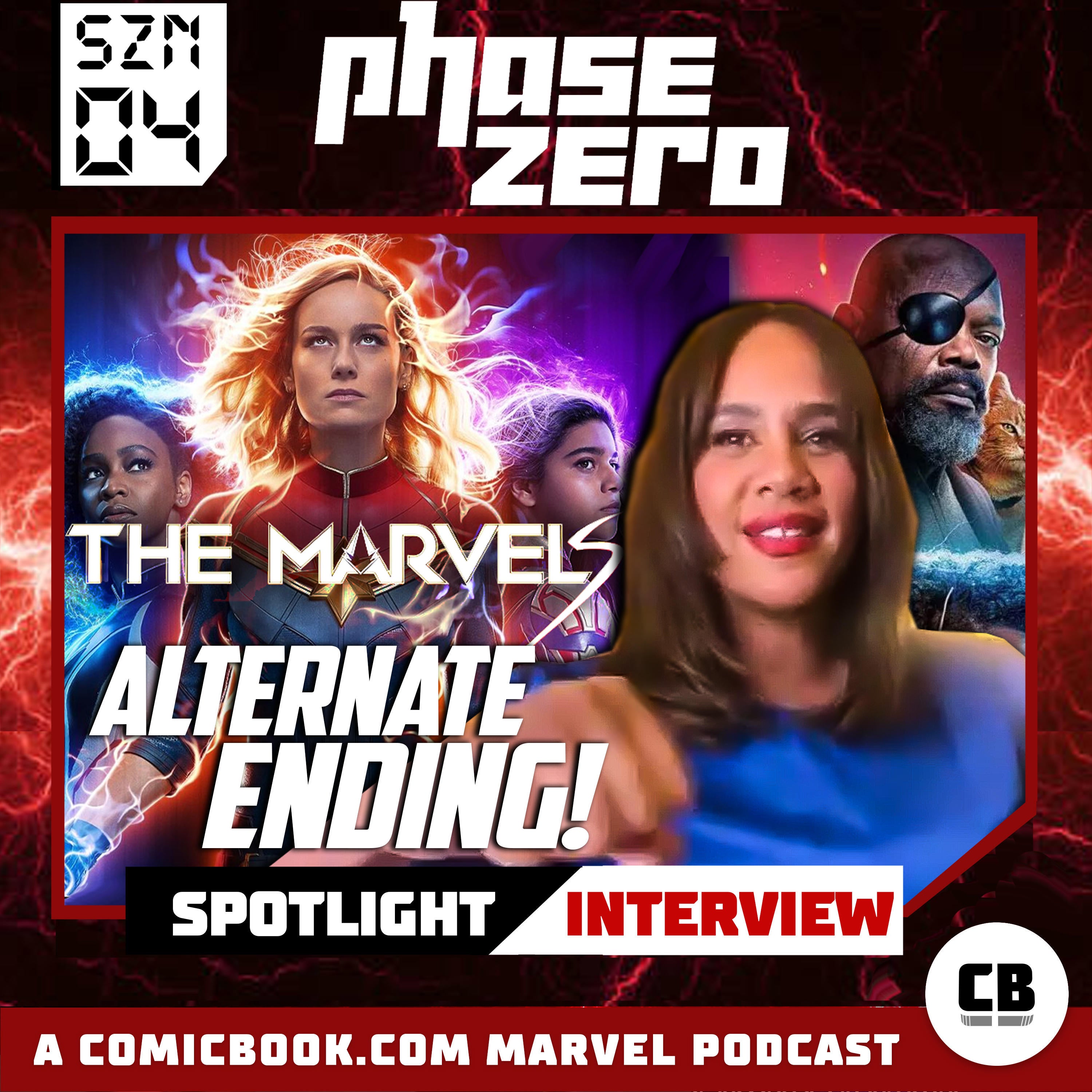 The Marvels Star Zawe Ashton on MCU, Alternate Endings, and More ...