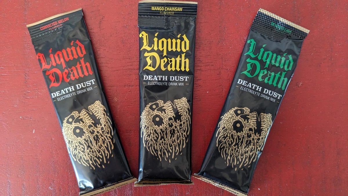 Liquid Death Launches The Dreaded Death Dust (Review) - ComicBook.com