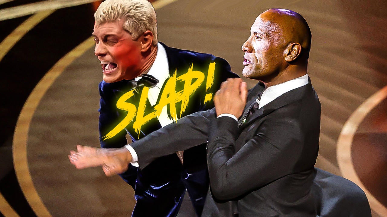 WWE's Seth Rollins Calls The Rock's Cody Rhodes Slap a Will Smith ...
