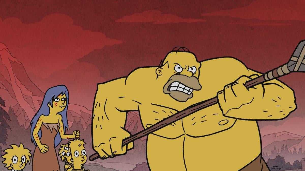 The Simpsons Goes Full Primal in Newest Episode - ComicBook.com
