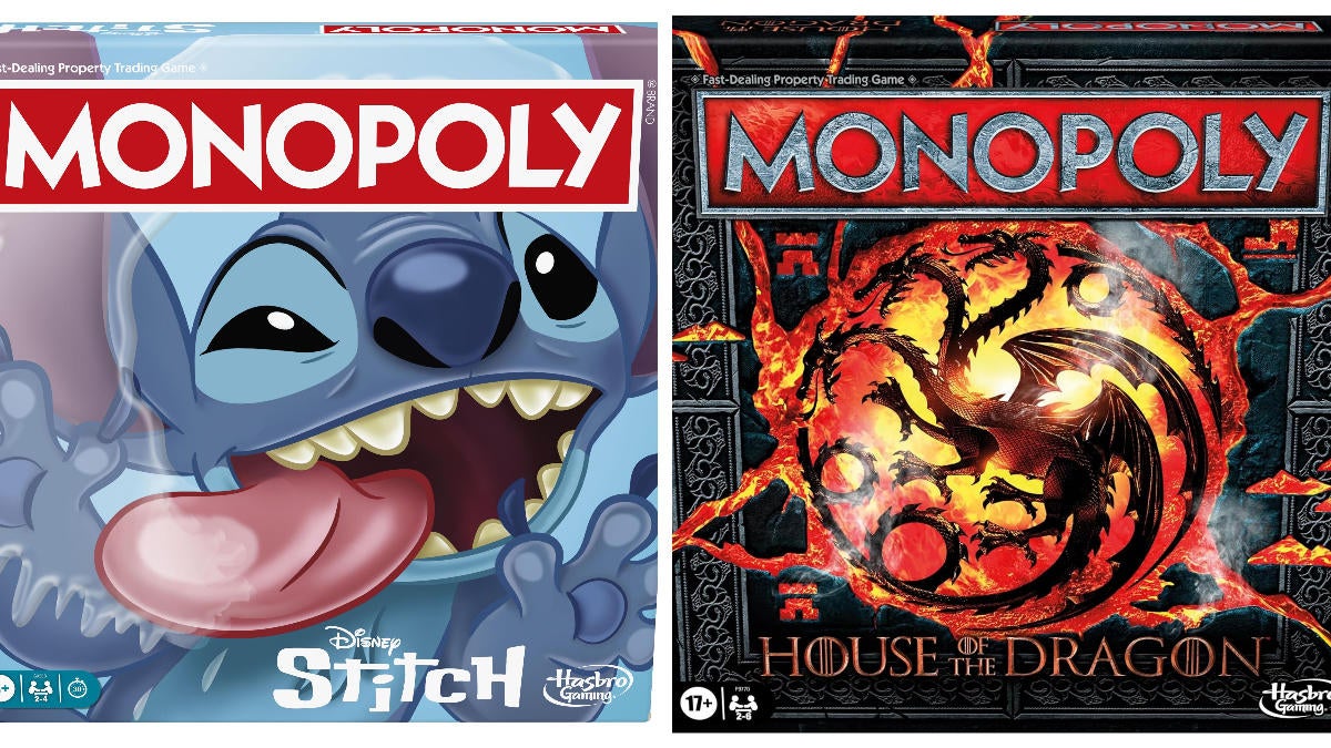 Monopoly Launches House of the Dragon and Disney Stitch Editions ...