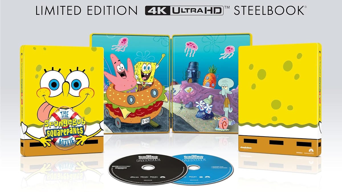 The SpongeBob SquarePants Movie Hits 4K Blu-ray With a 20th Anniversary ...