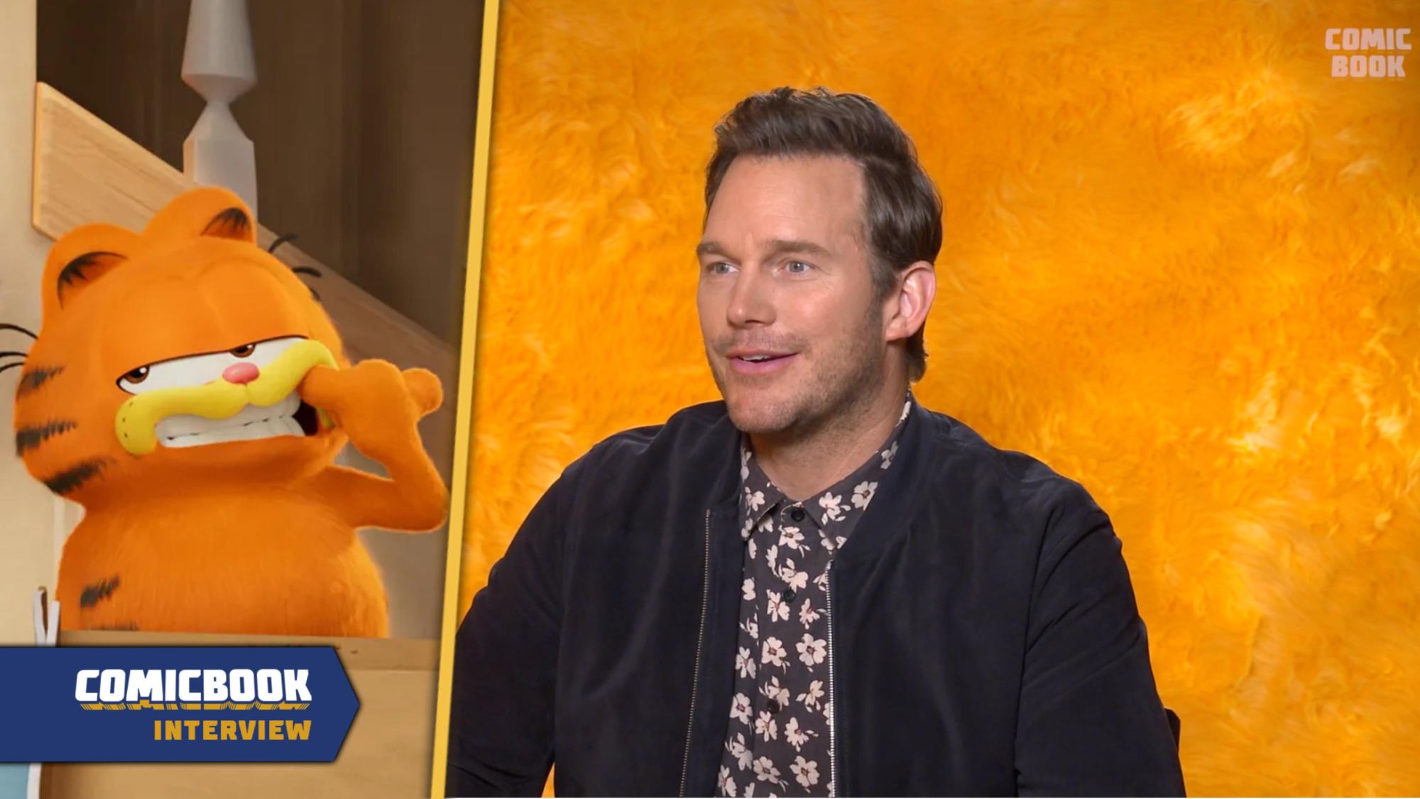 Chris Pratt Reveals Who Is Harder to Voice, Mario or Garfield ...