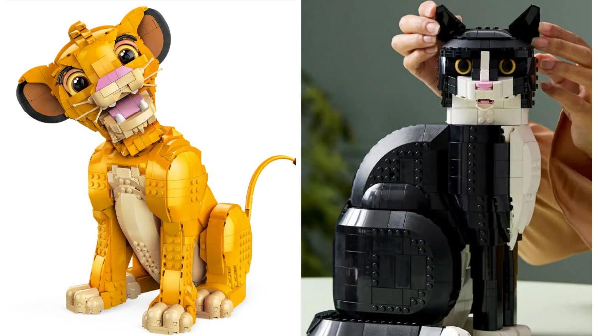 LEGO Lion King Young Simba Set Joins Tuxedo Cat For June 2024 ...