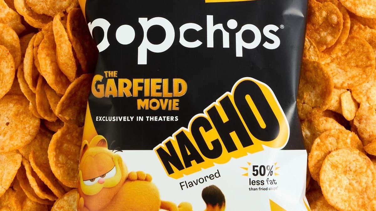 The Garfield Movie Reveals New Limited Edition Popchips Nacho Bags ...