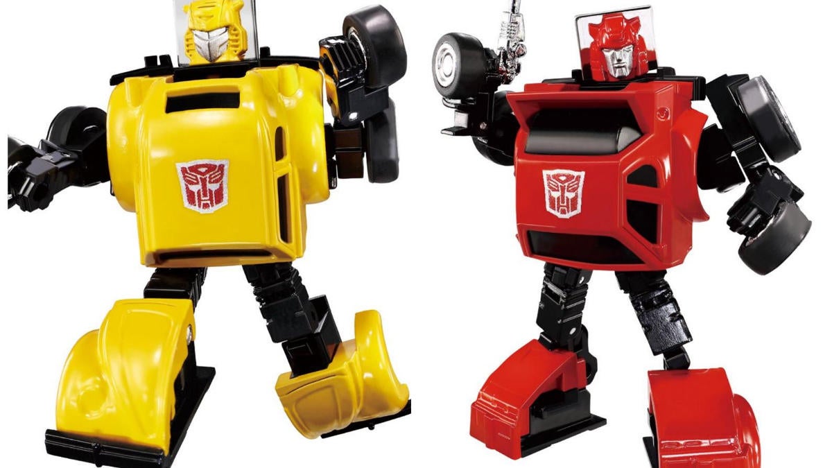 Transformers Mssing Link C-03 Bumblebee and C-04 Cliffjumper Figures ...