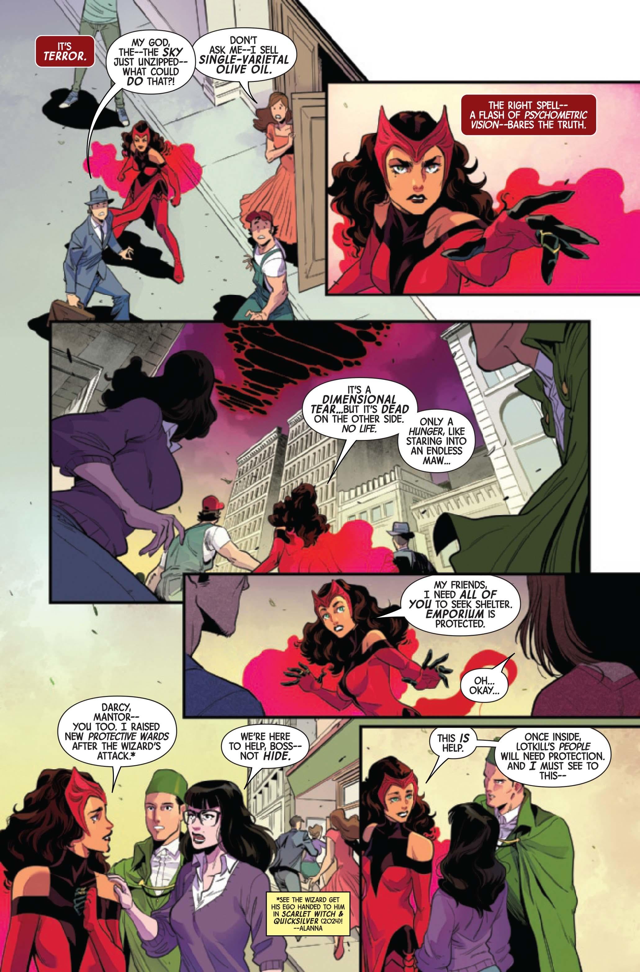 Scarlet Witch: Marvel Reveals a Preview of Wanda's New Series ...