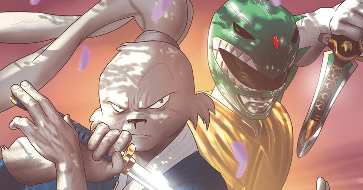 The Mighty Morphin Power Rangers Team Up with Usagi Yojimbo in New ...