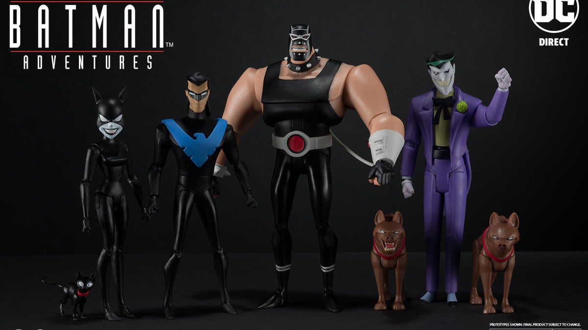 McFarlane Toys The New Batman Adventures Wave 2: Bane, Nightwing, The ...