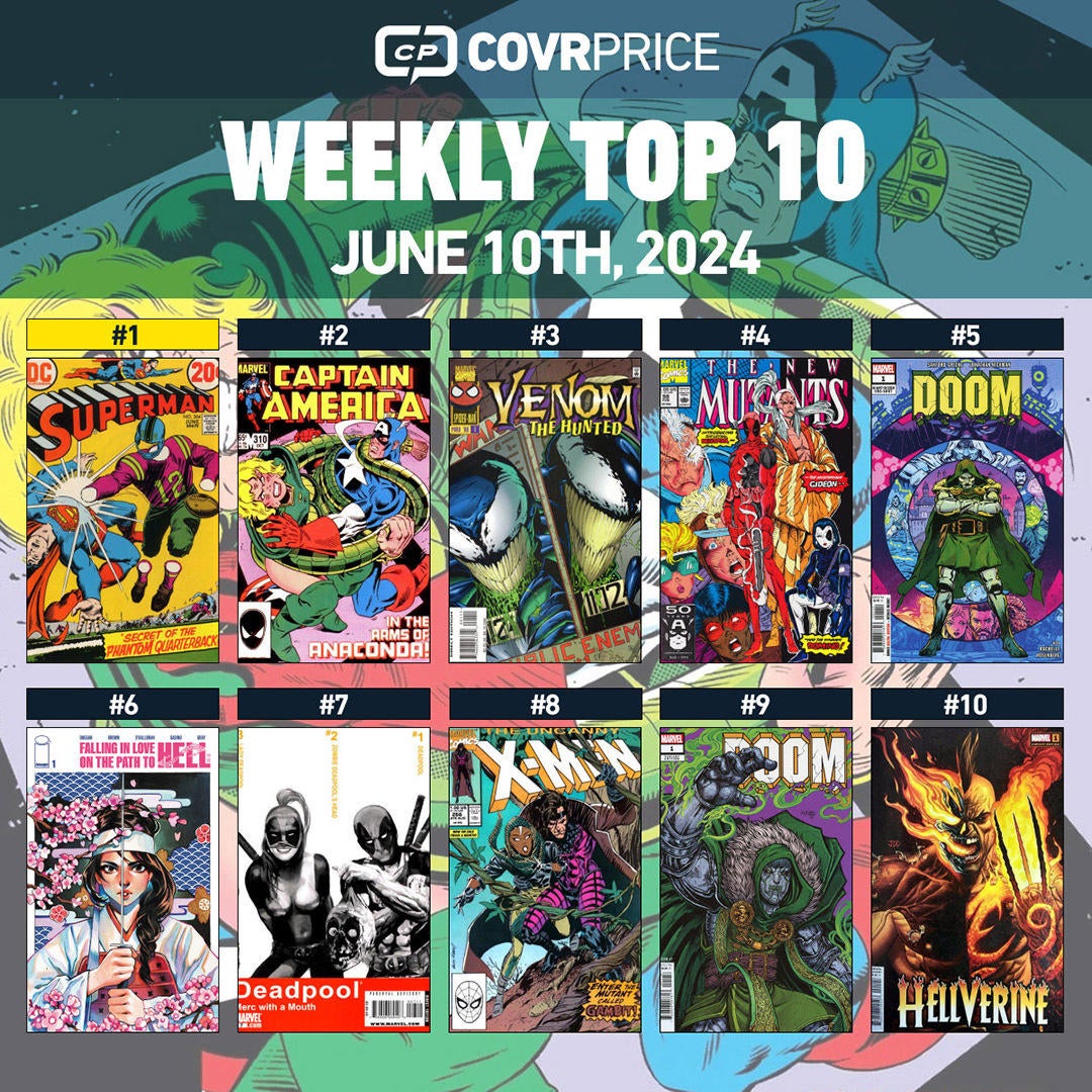 Top 10 Comic Books Rising in Value in the Last Week Include Superman ...