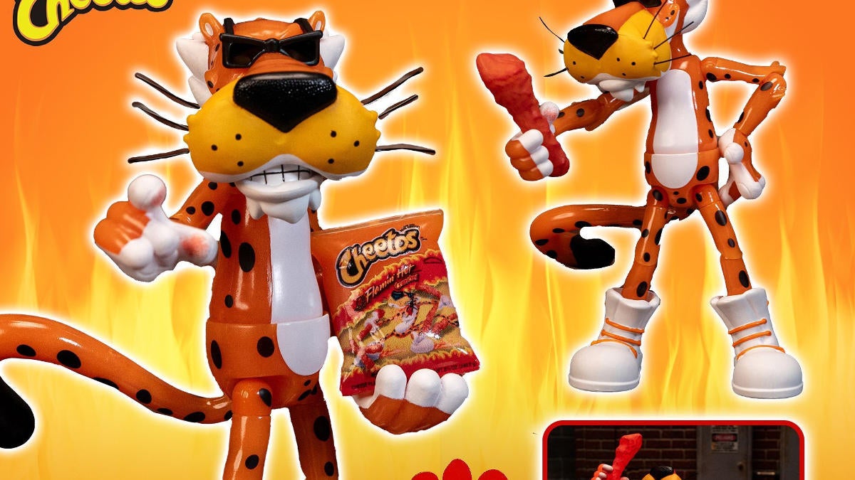 The Cheetos Chester Cheetah Action Figure Gets An Exclusive Flamin' Hot ...