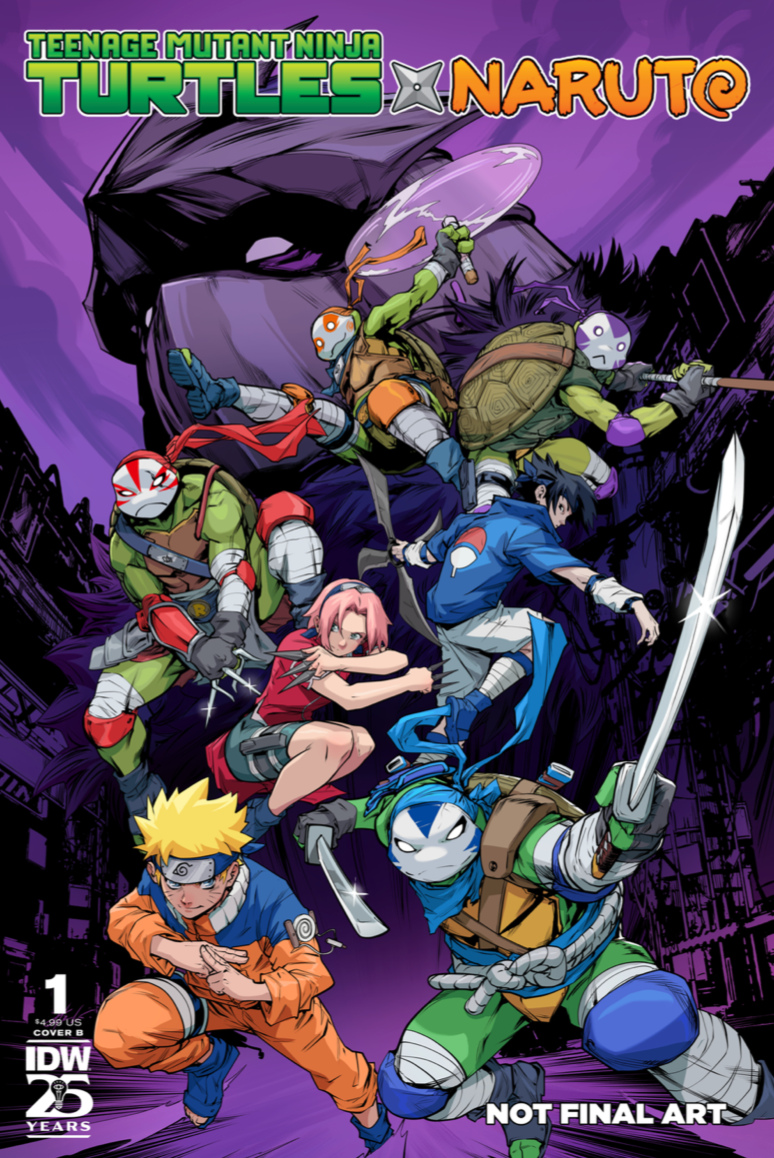 Teenage Mutant Ninja Turtles x Naruto Shares First Look, Synopsis ...