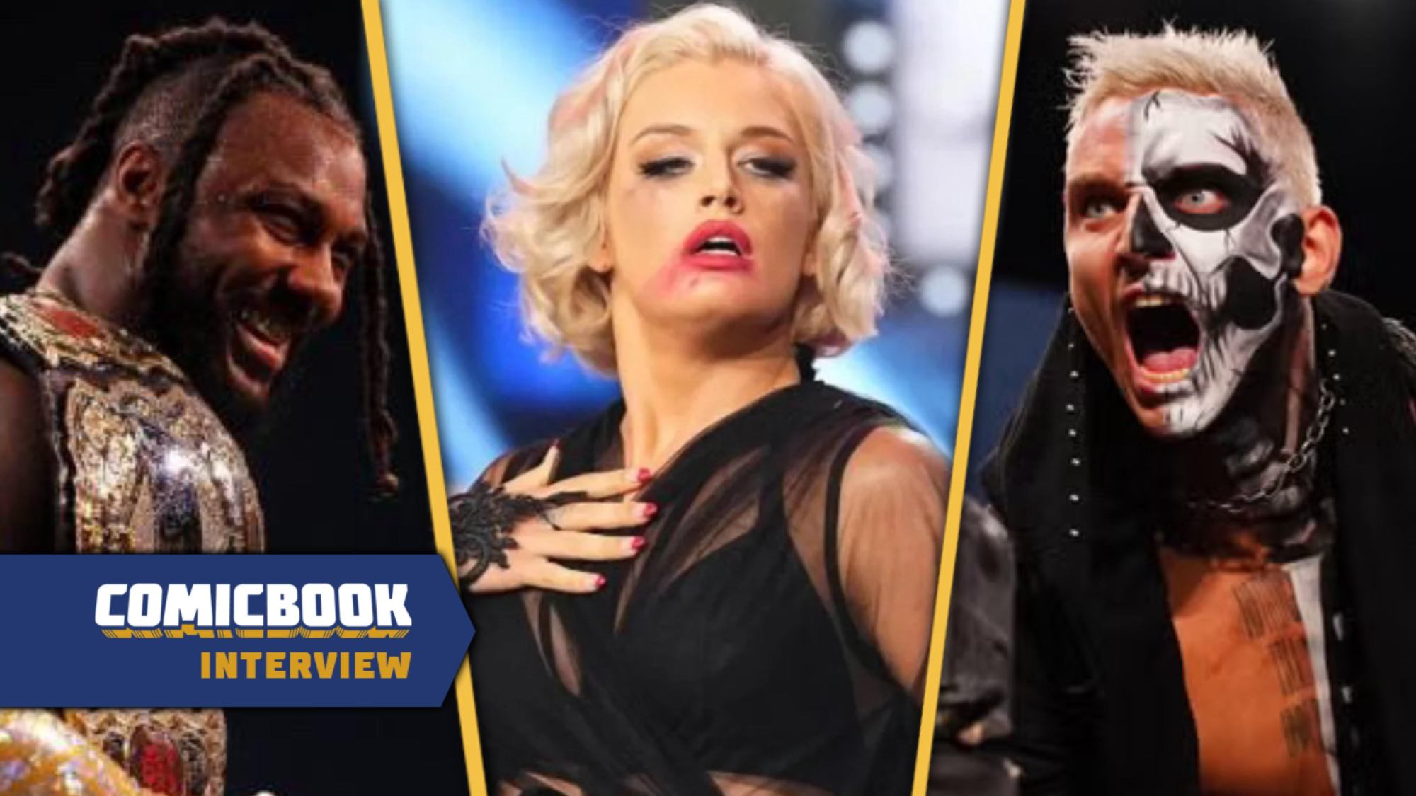 SDCC 2024: AEW's Swerve Strickland, Toni Storm & Darby Allin Talk DC ...
