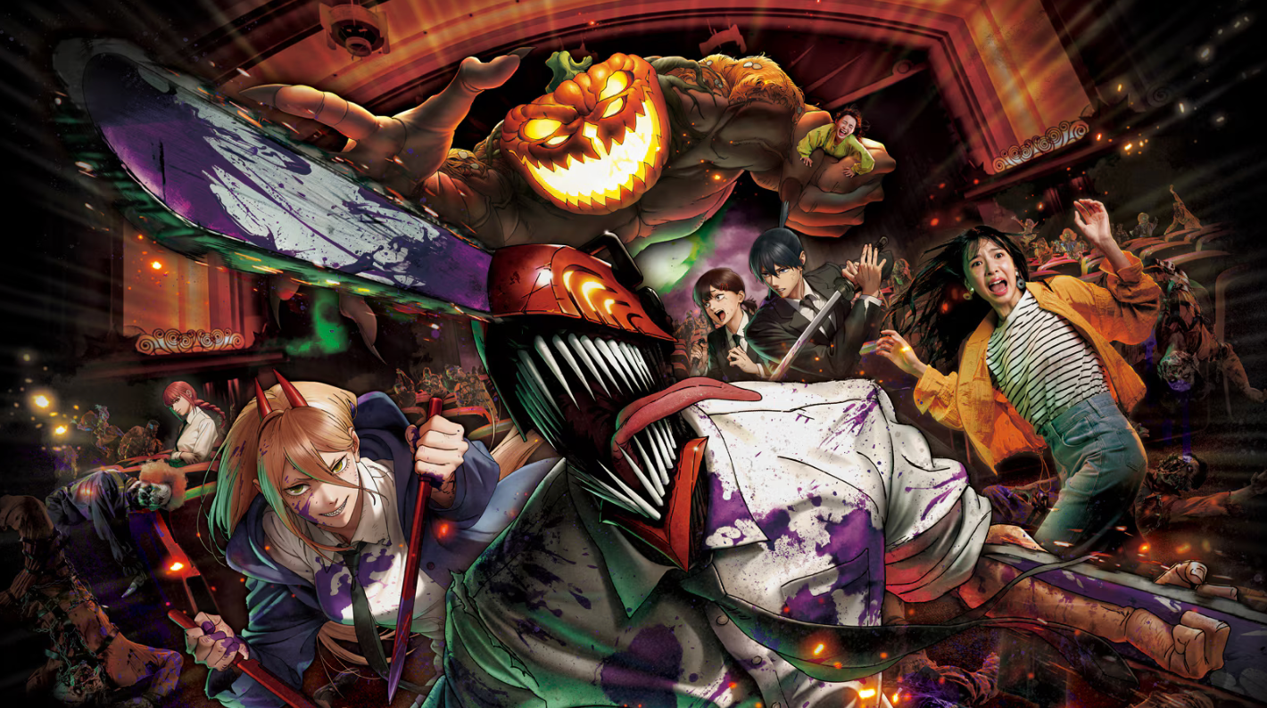Chainsaw Man x Universal Studios Takeover Shares Halloween Plans ...