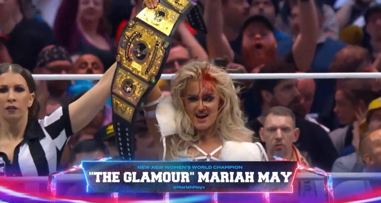 AEW All In: Mariah May Becomes Champion in Front of Her Home Crowd ...