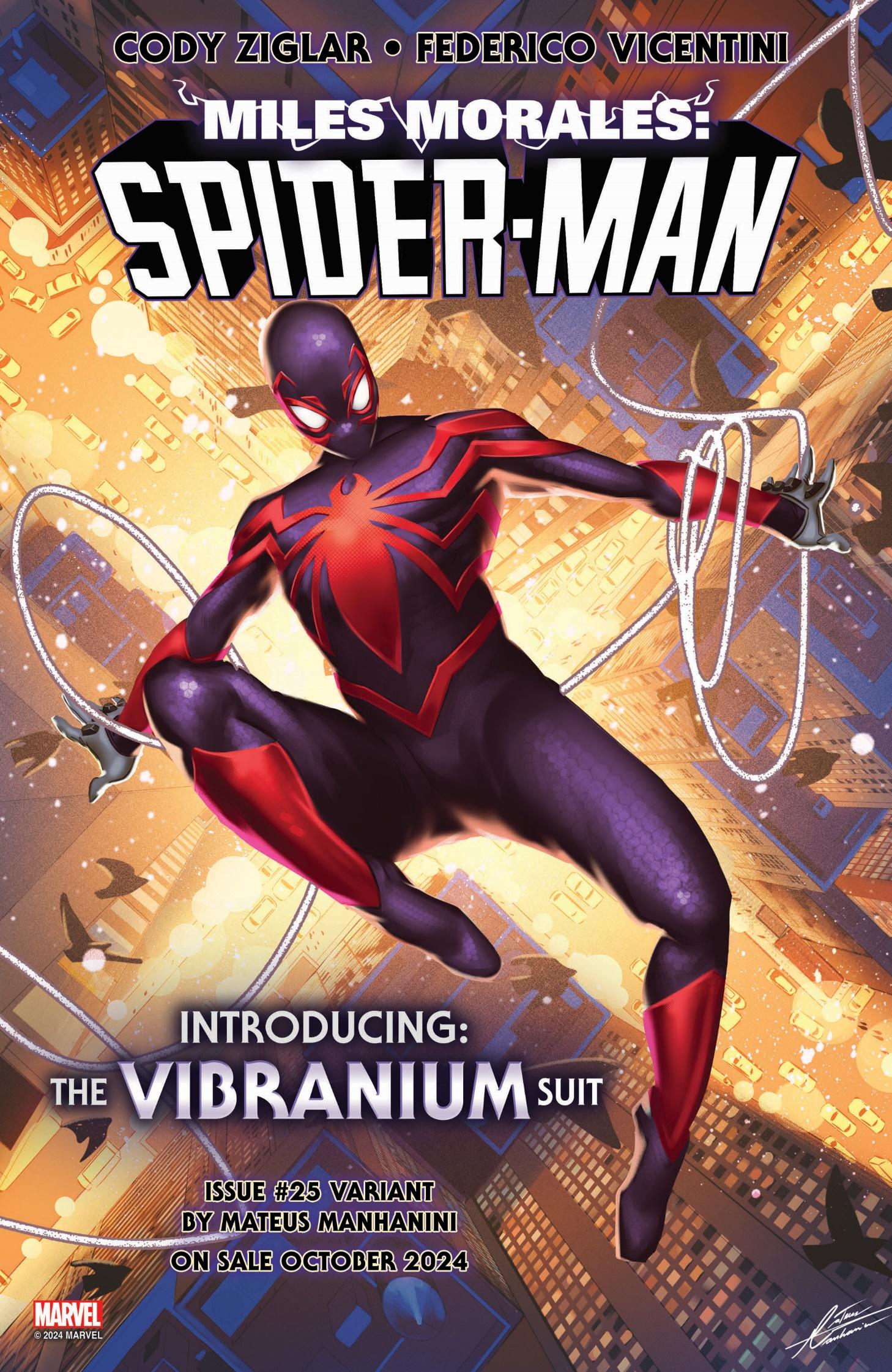 Marvel Reveals Miles Morales Is Getting a Vibranium Spider-Man Suit ...