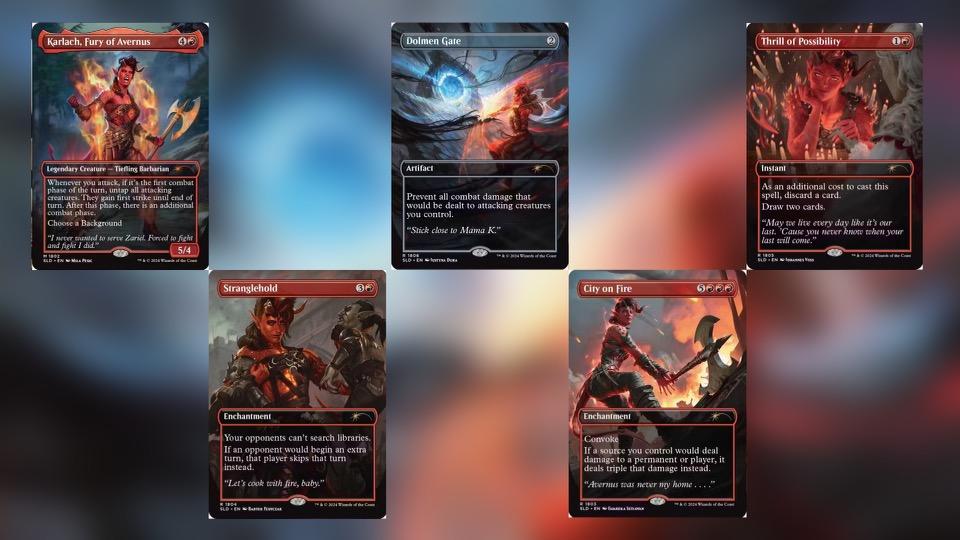 Karlach's Rage Magic: The Gathering - Secret Lair Cards Revealed ...